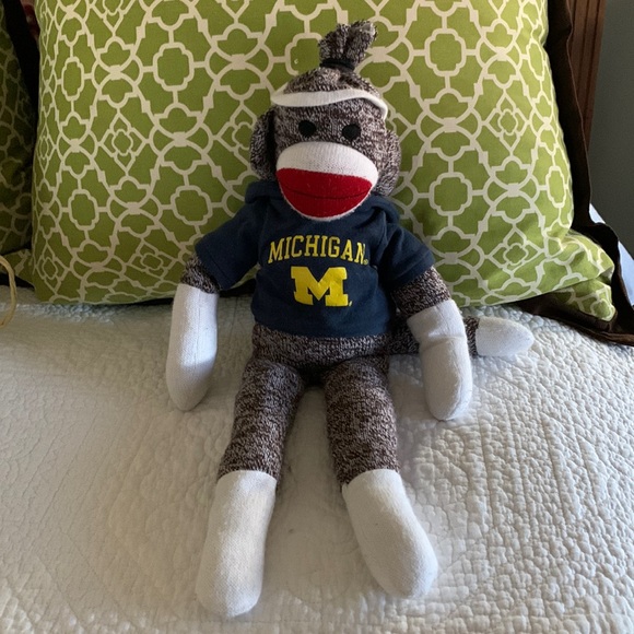 Plushbland | Other | University Of Michigan Monkey Stuffed Animal ...